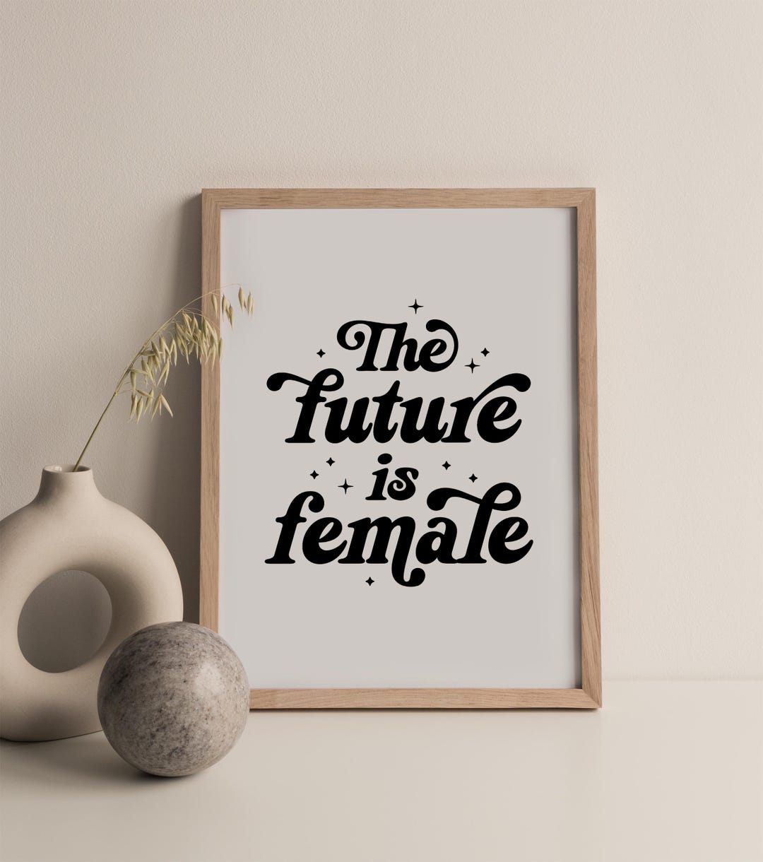 The Future is Female Printable Poster, Girl Power Sign, Feminism Girls ...