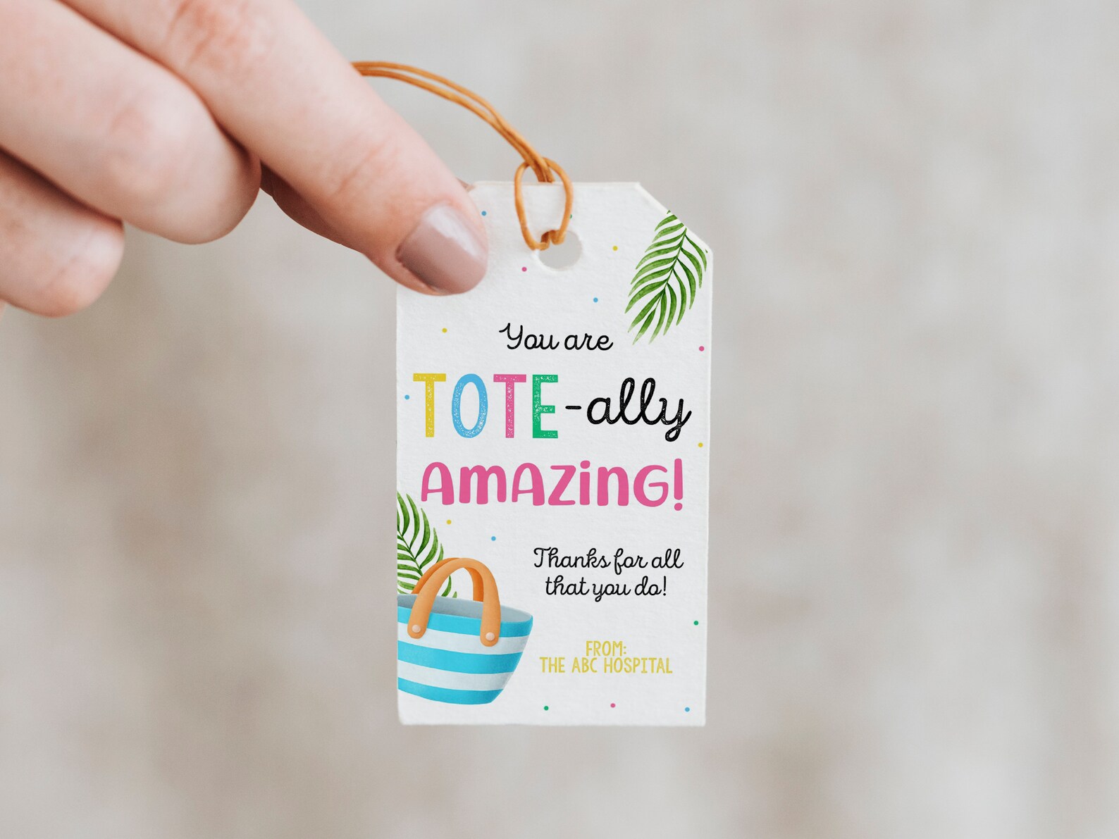 Tote Bag Gift Tag You Are Tote-ally Amazing Teacher - Etsy