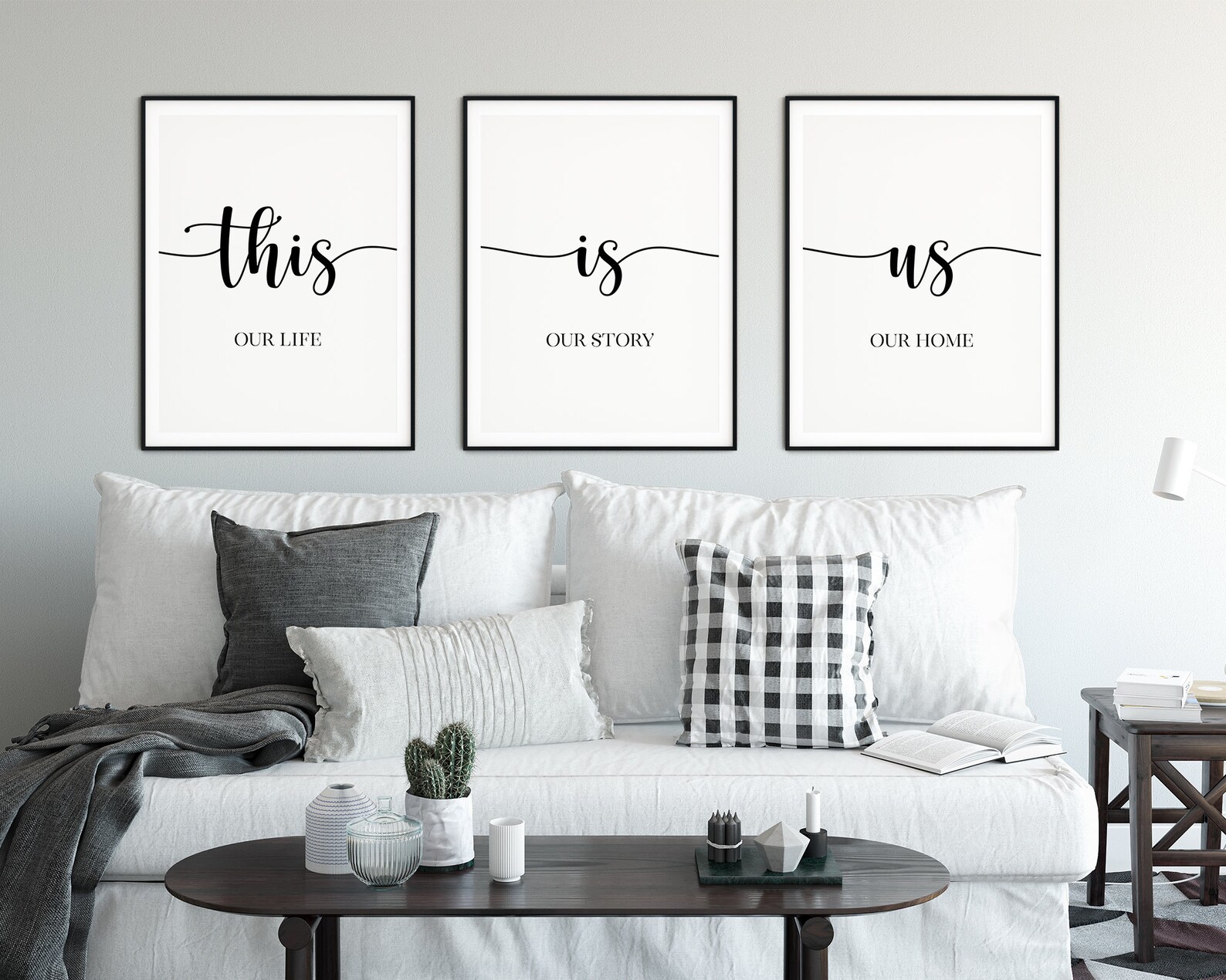 This is Us Our Life Our Story Our Home Signs, Living Room Wall Art ...
