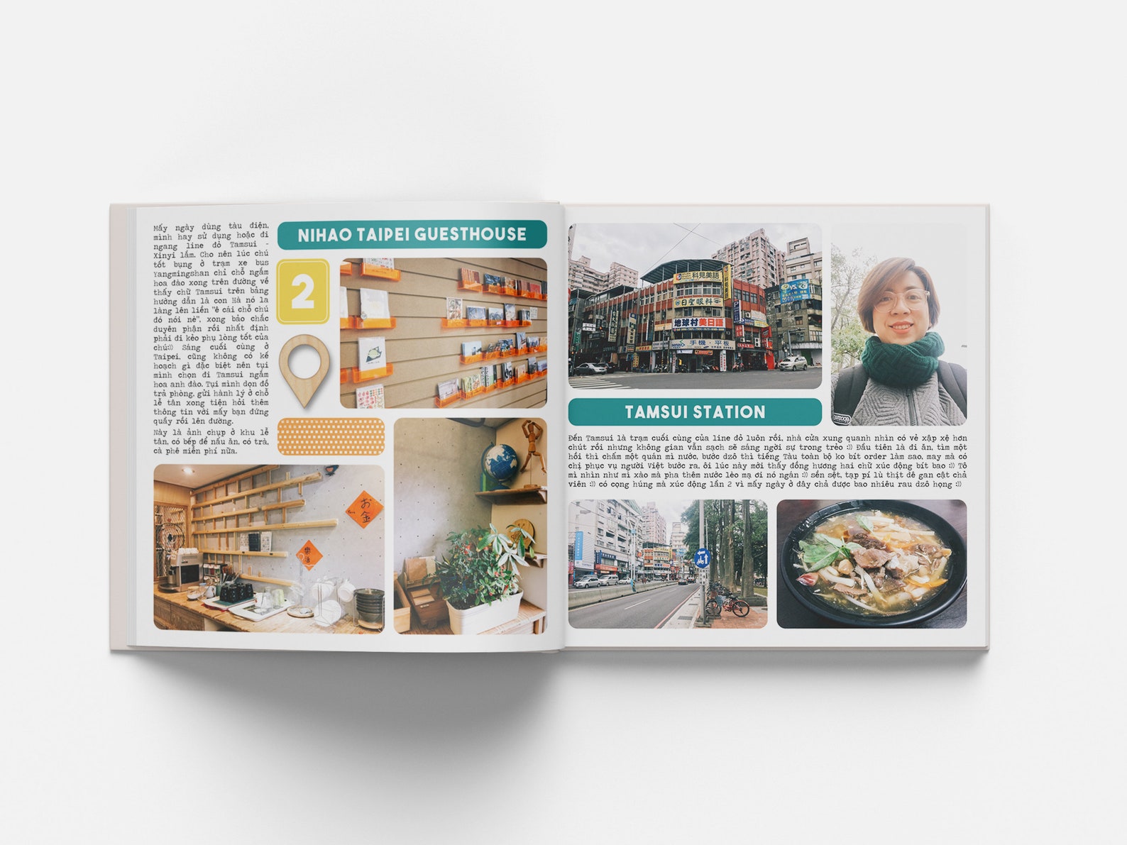 Travel Album Template Photobook Templates Square Album | Etsy