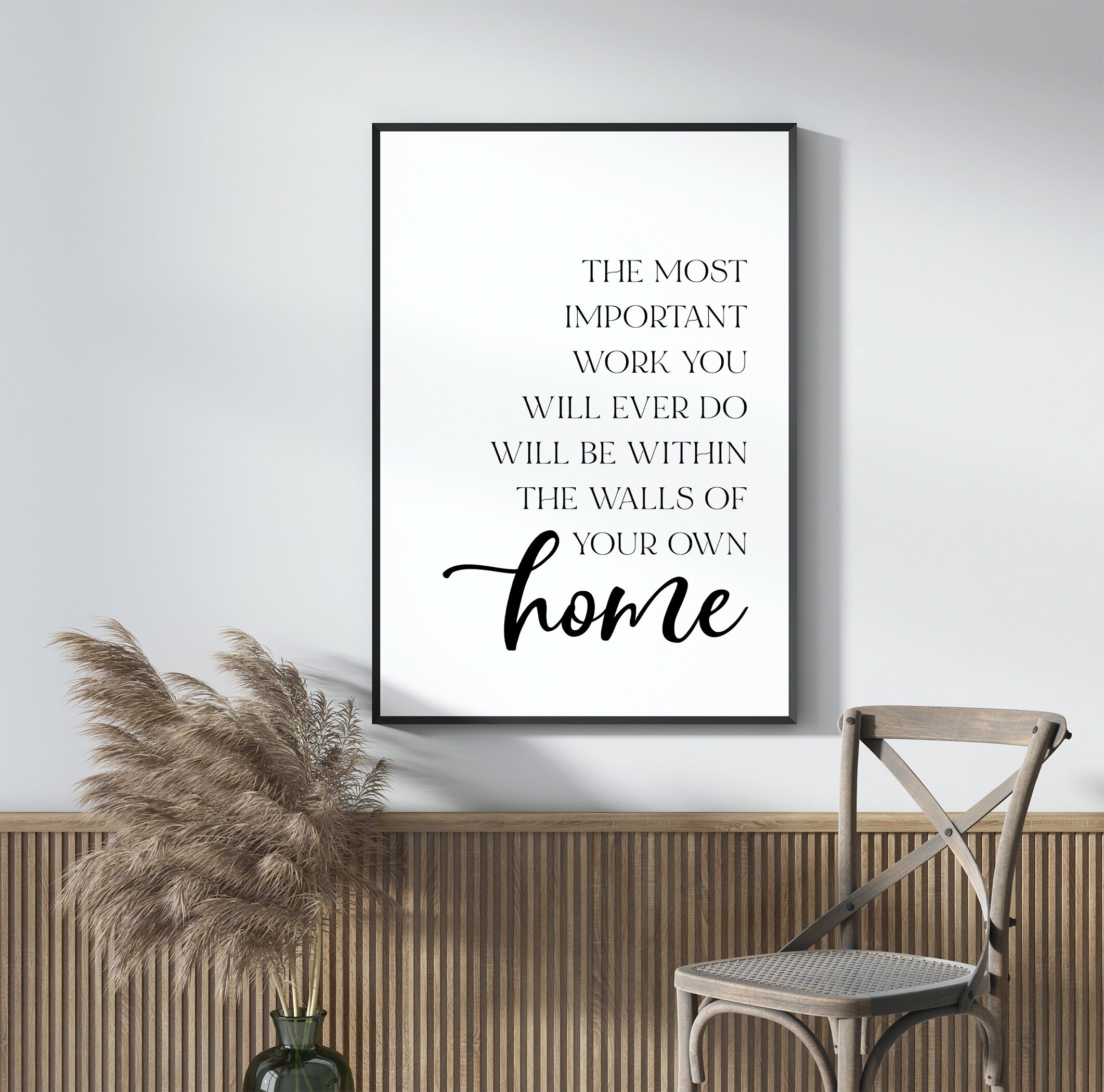 The Most Important Work You Will Ever Do Will Be Within the Walls of ...