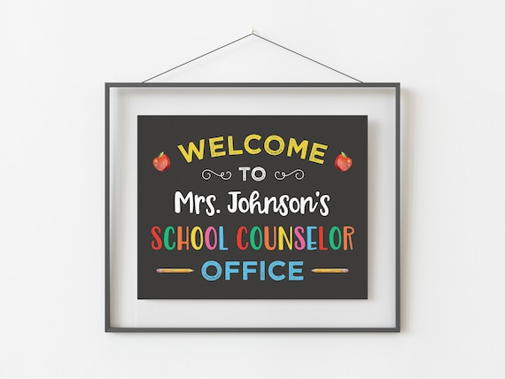 Banners & Signs Guidance Counselor Office Decor School Counselor Door ...