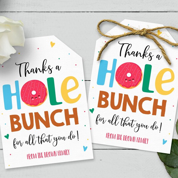 Donut Pun Thank You - Etsy