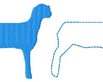 Lamb Embroidery - Etsy