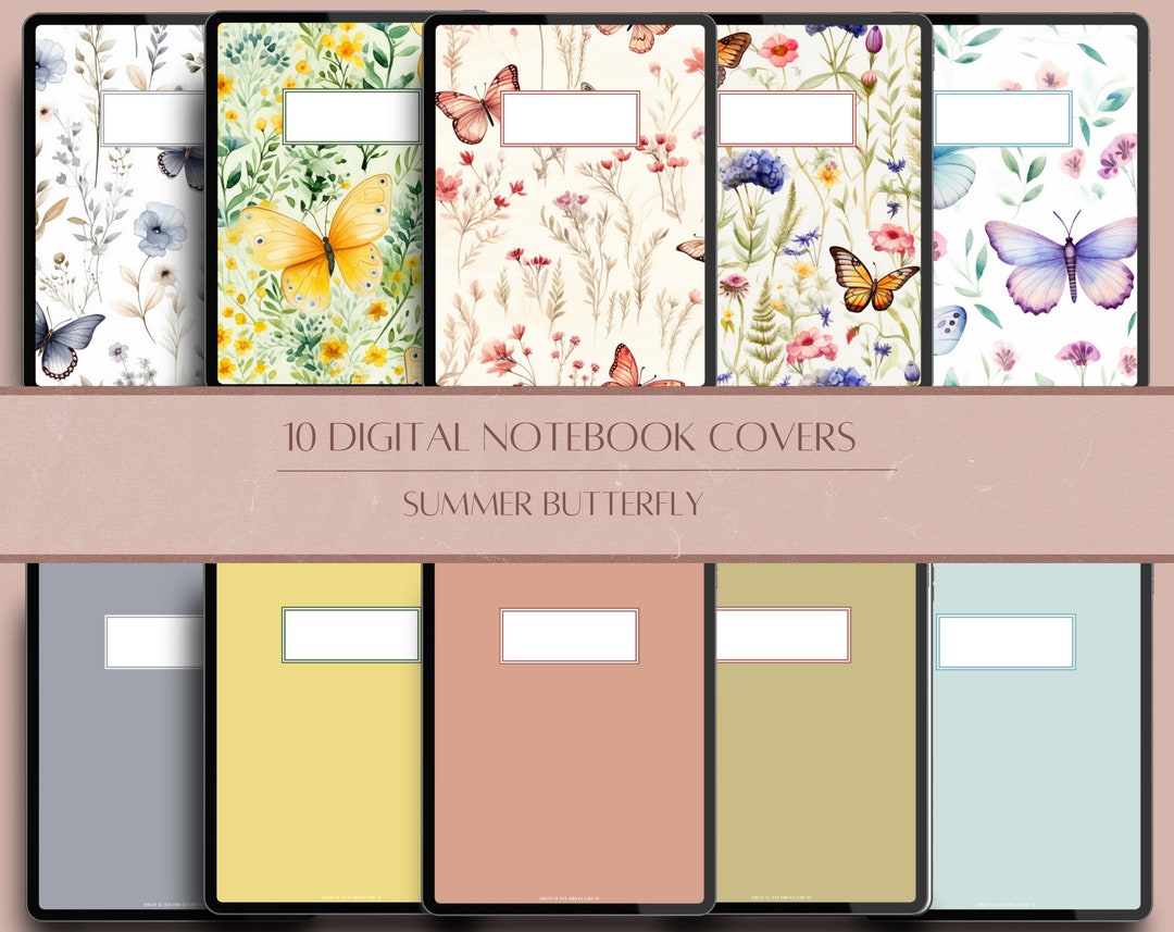 10 Digital Notebook Covers Aesthetic Goodnotes Covers - Etsy
