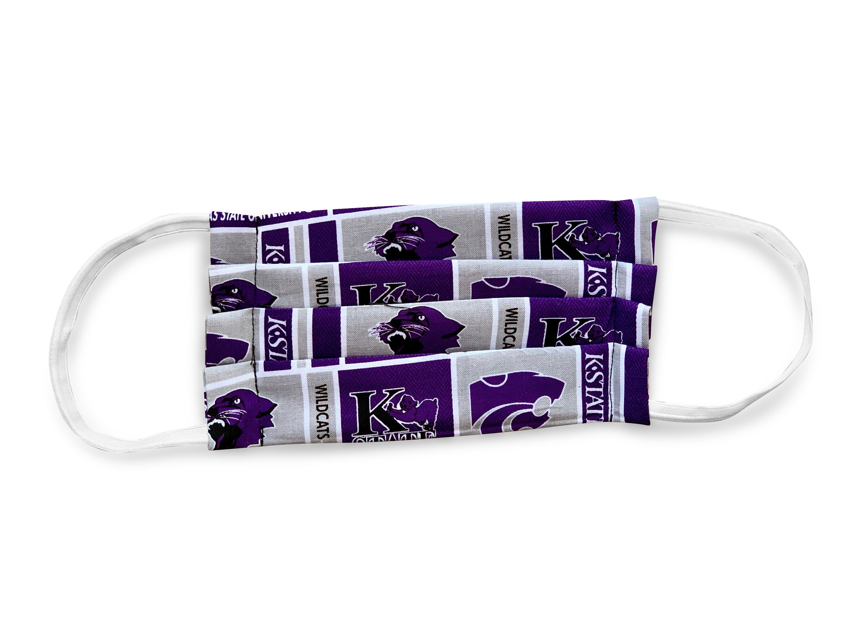 Kansas State Wildcats Football Sports Team Cloth Fabric Face Mask With ...