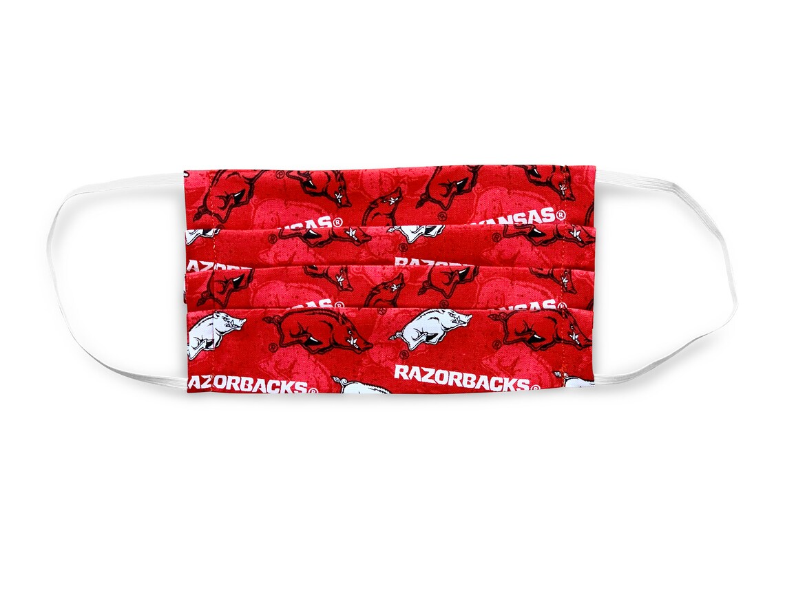 Arkansas Razorbacks Football Sports Team Cloth Fabric Face - Etsy