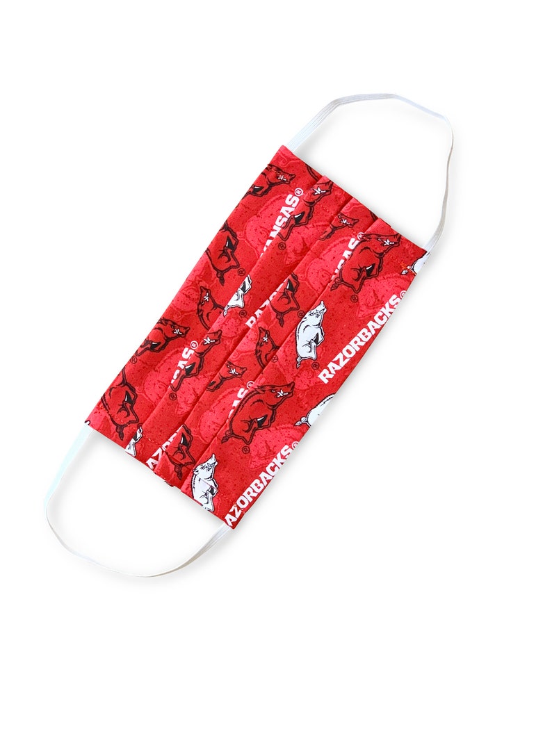 Arkansas Razorbacks Football Sports Team Cloth Fabric Face - Etsy
