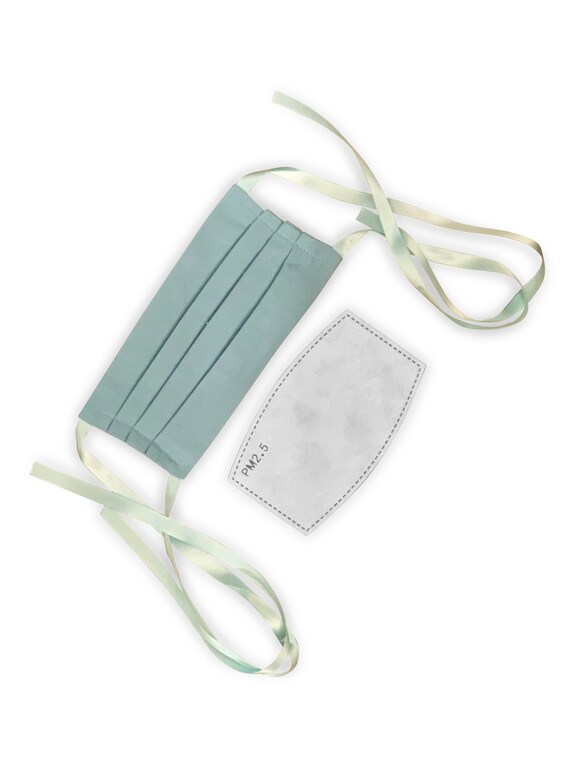 Adjustable Cloth Fabric Face Mask With Mask Filter 100% Cotton - Etsy