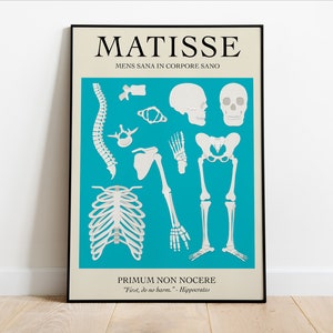 Medical Student Gift | Henri Matisse Human Anatomy Medical Art Digital ...