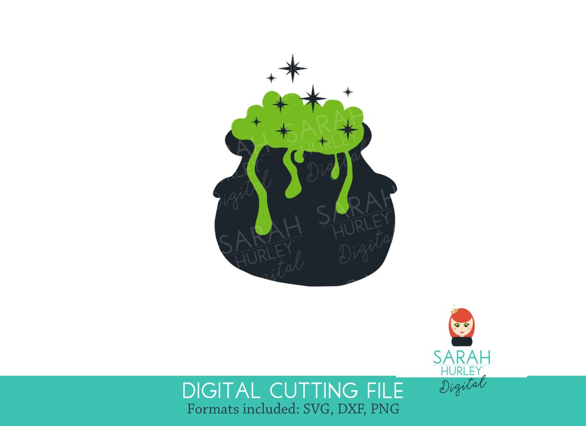 Cauldron By sarah Hurley SVG Instant Download Digital Files for Cutting ...