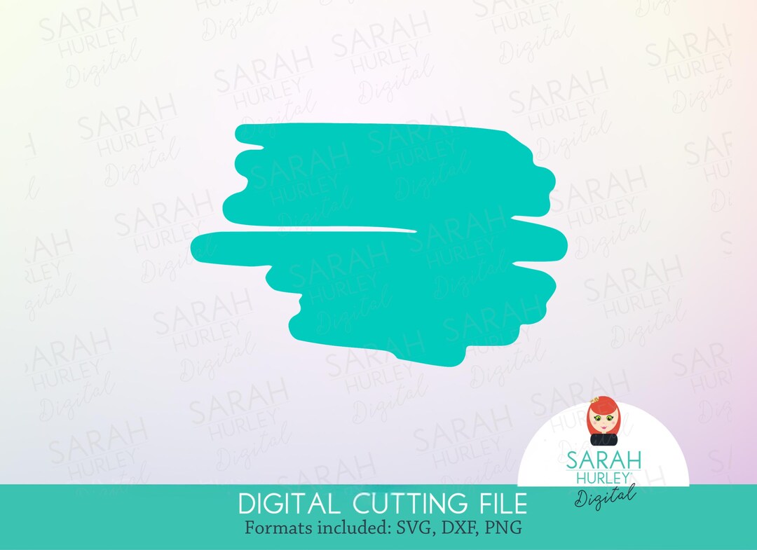 Paint Stroke 2 By sarah Hurley SVG Instant Download Digital Files for ...