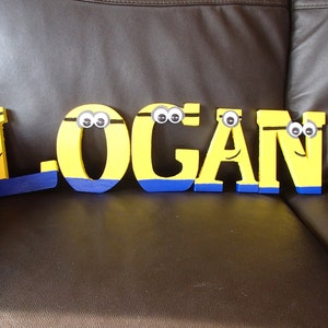 Despicable Me minion letters | Etsy