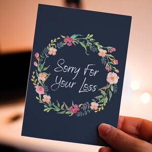 Express Your Sympathy With a Printable Card for Job Resignation, Sorry ...