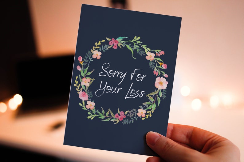 Express Your Sympathy With a Printable Card for Job Resignation, Sorry ...