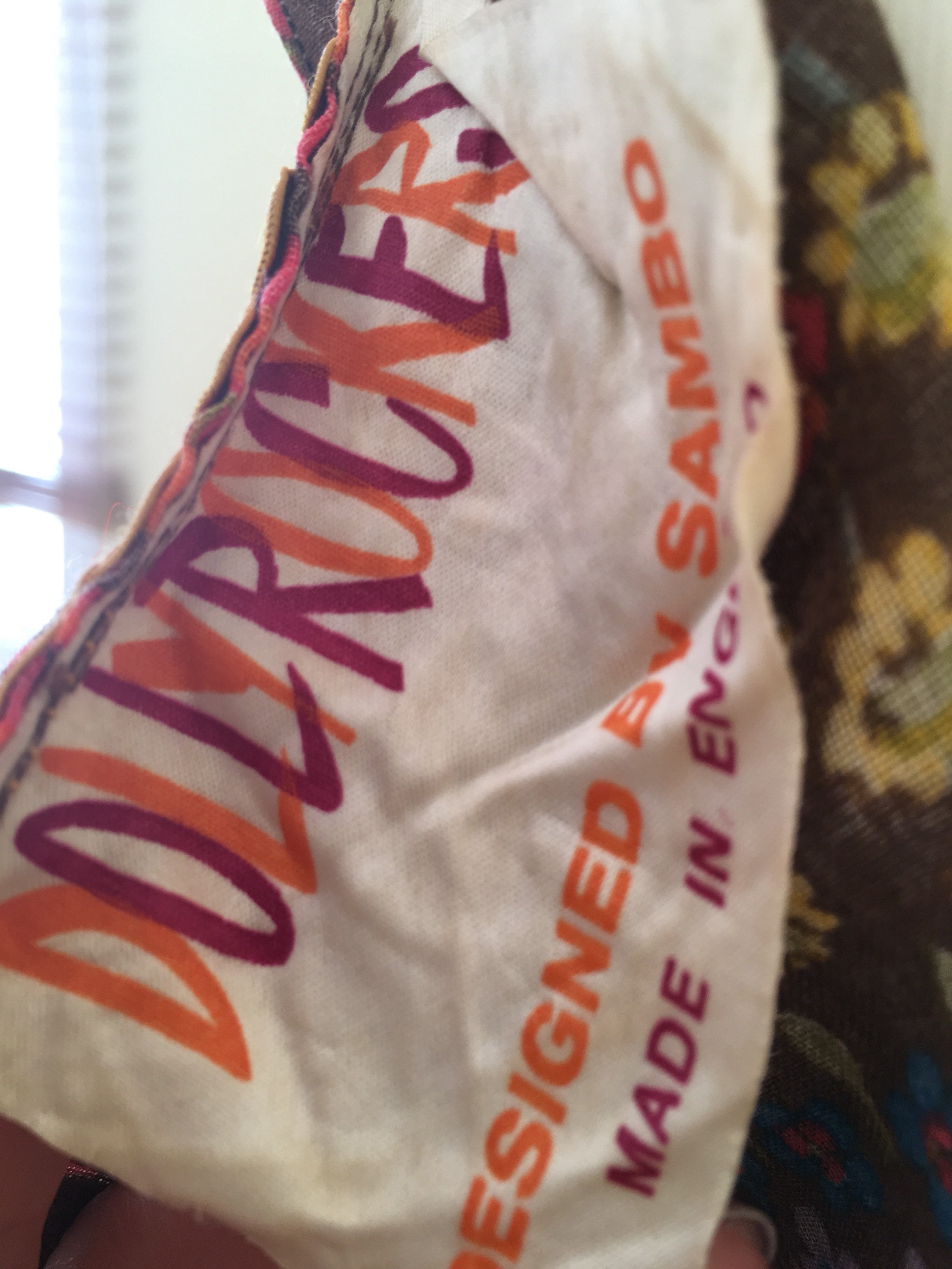 1960s/early1970s 'dolly Rockers' British Boutique Label Long Multi ...