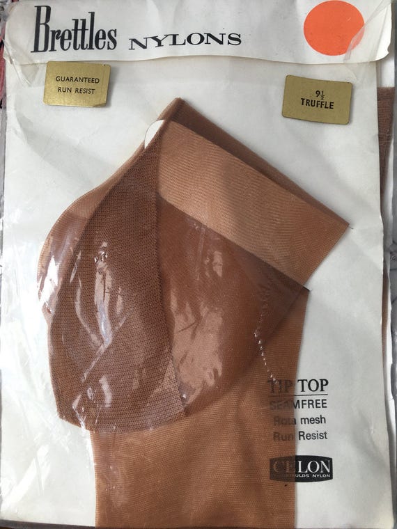 1960s Brettles Seamfree Nylons- Unopened Pack- 'Truff… - Gem