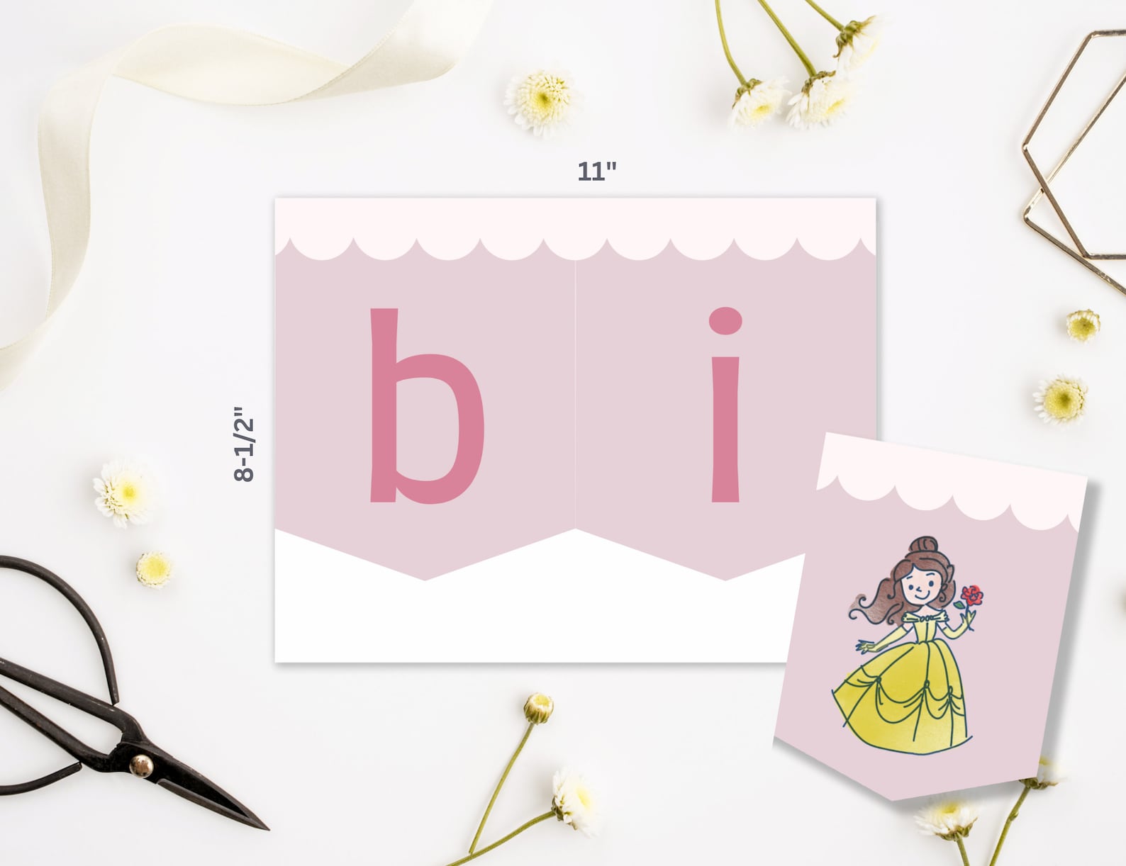 INSTANT DOWNLOAD. Princess Birthday Party Banner. Digital - Etsy
