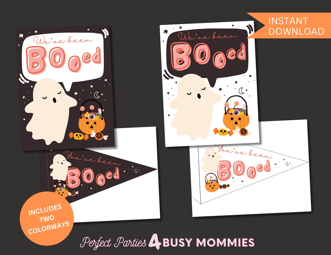 Printable You've Been Boo'ed. Printable Boo Basket - Etsy