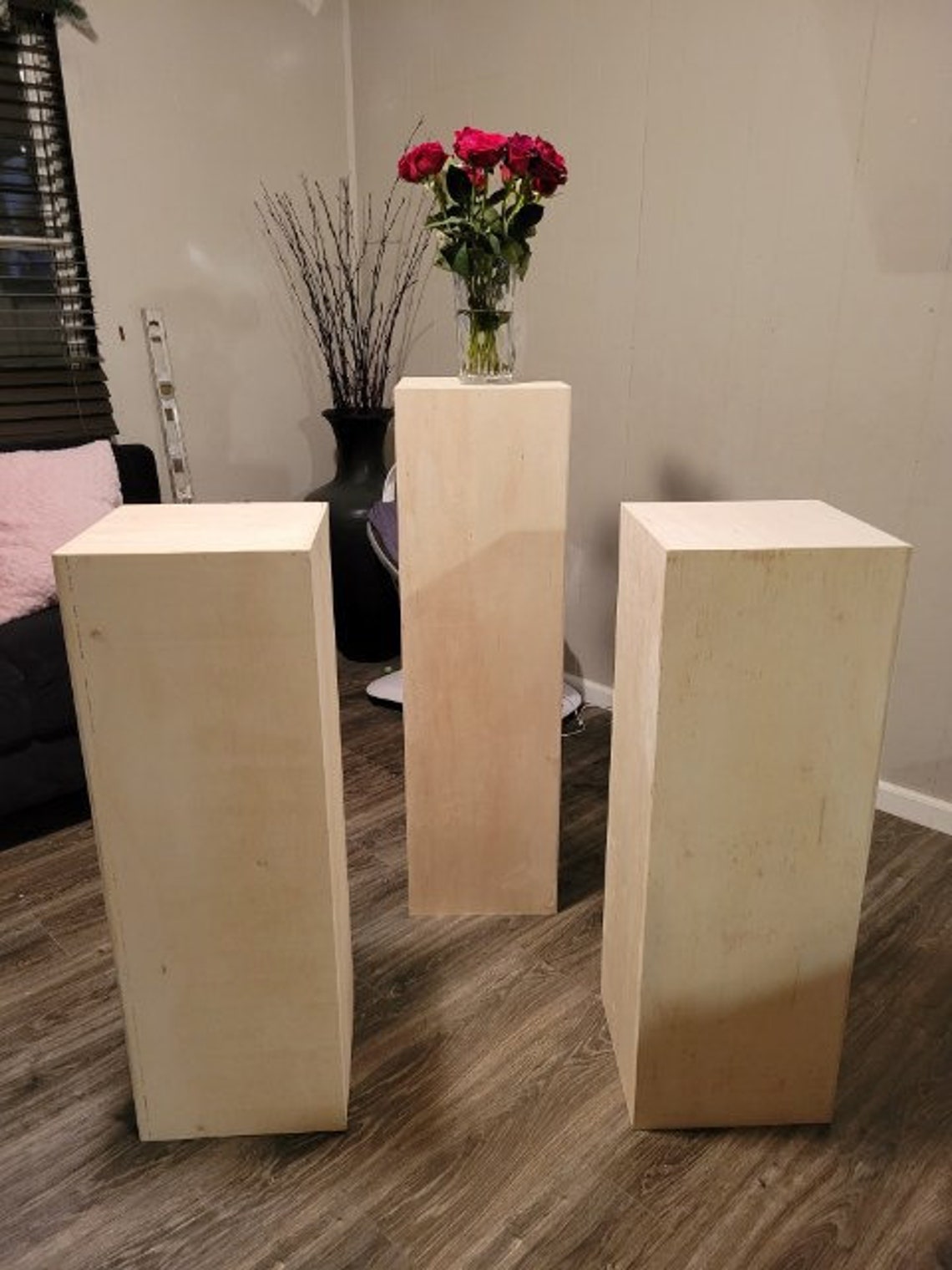 Custom Made Square Pedestals. Any Size. Any Color. - Etsy