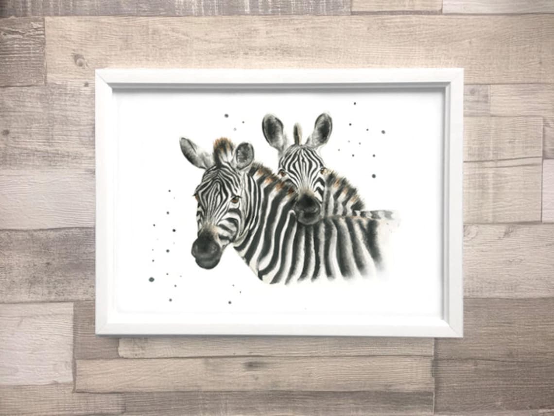 Zebra Print Zebra Wall Art Zebra Art Zebra Art Print Zebra - Etsy