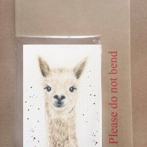 Llama Card, Alpaca Card, Birthday Card, Custom Card, Handmade Cards ...