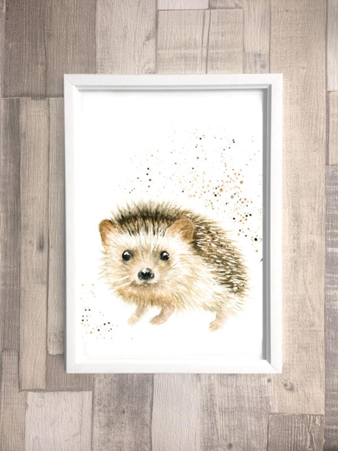 Hedgehog Gift Hedgehog Print Woodland Animal Gift Hedgehog - Etsy