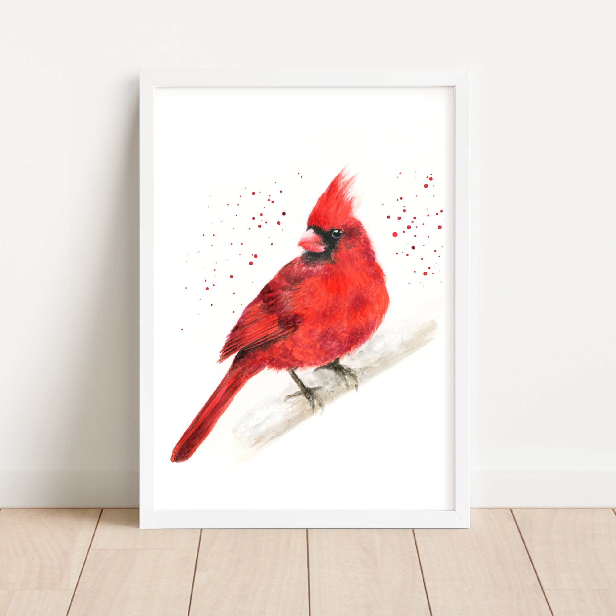 Cardinal Art, Cardinal Bird, Cardinal Print, Cardinal Gifts, Cardinal ...