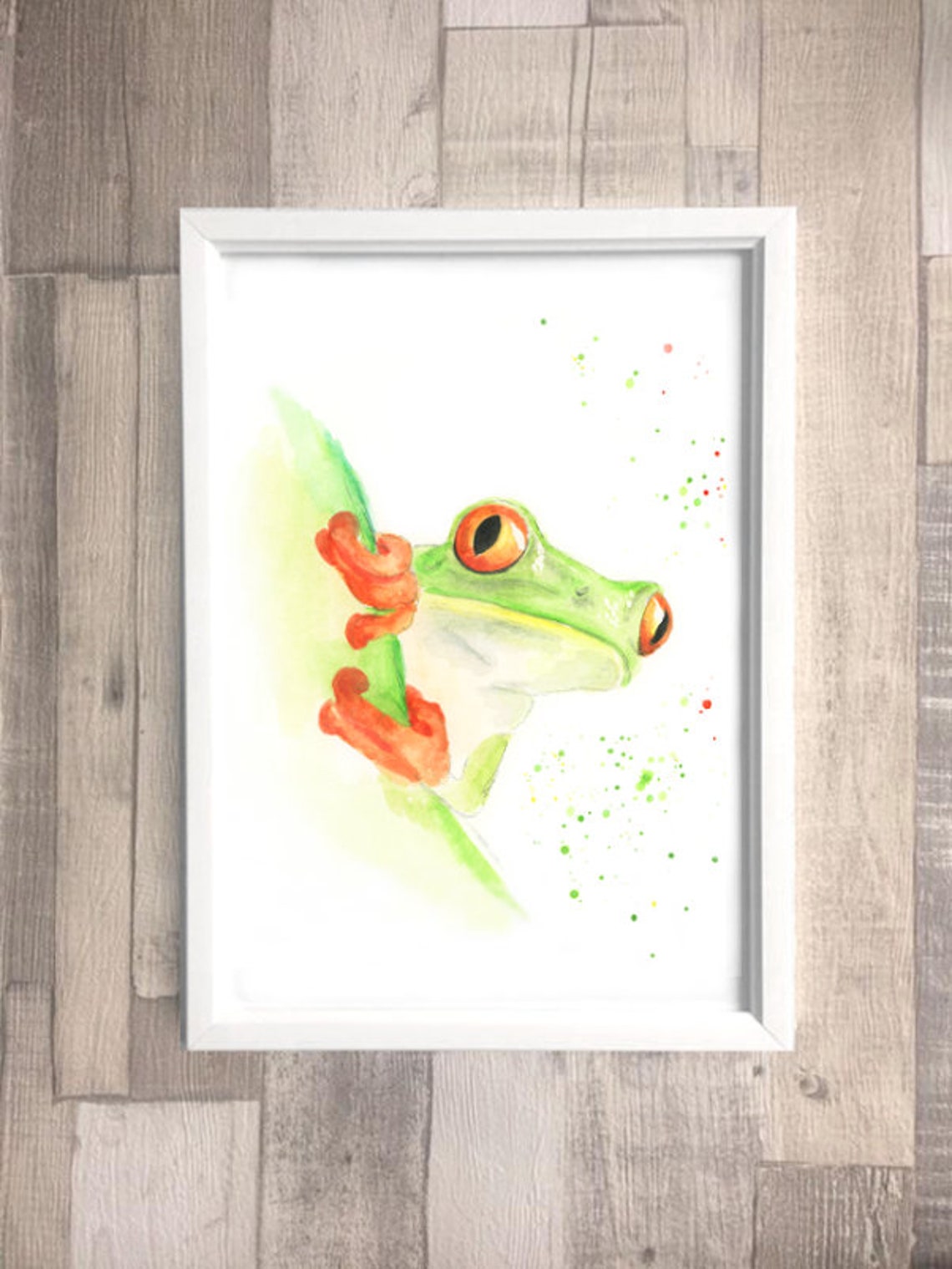 Frog Gifts Frog Art Frog Print Tree Frog Tree Frog Art | Etsy