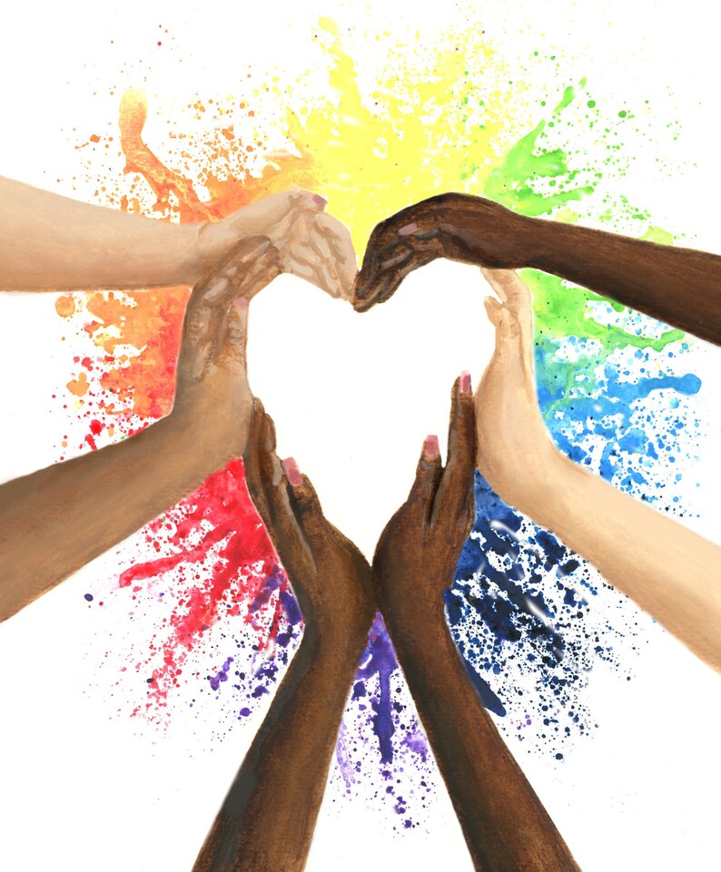 Lgbt Print Lgbt Art Lgbt Gift Pride Print Pride Gifts - Etsy