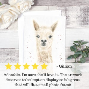 Llama Card, Alpaca Card, Birthday Card, Custom Card, Handmade Cards ...