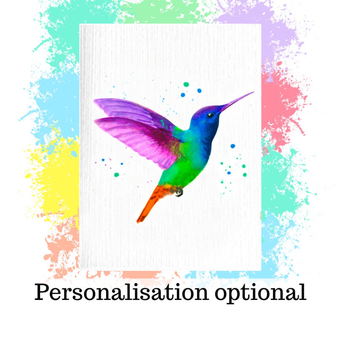 Hummingbird Card, Custom Card, Handmade Card, Greeting Card ...