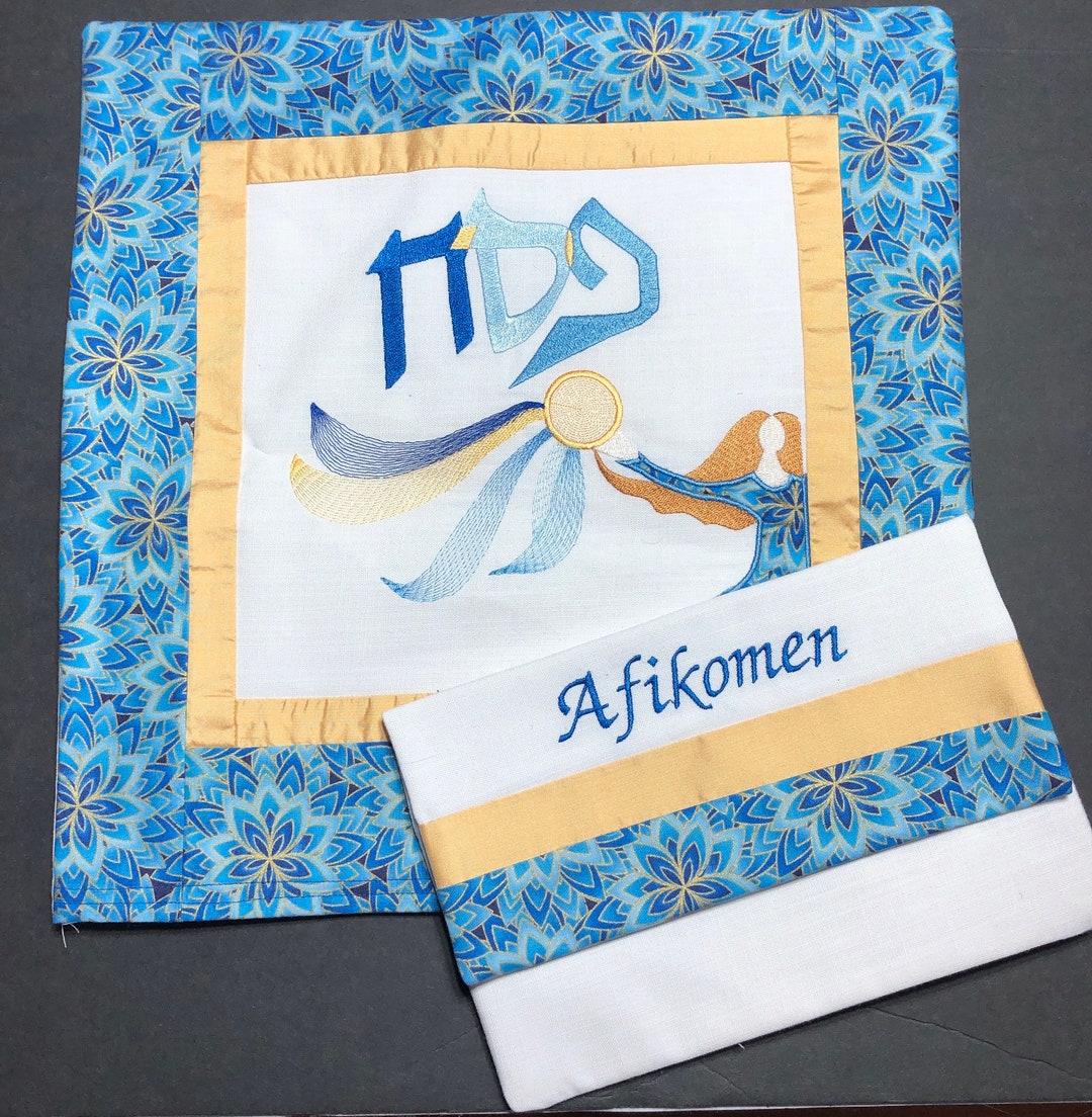 Passover Matzah and Afikomen Set - Miriam Dancing With Her Timbrel ...