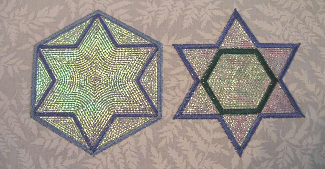 Mylar Star - Star in Hexagon and Hexagon in Star - Second in Series ...