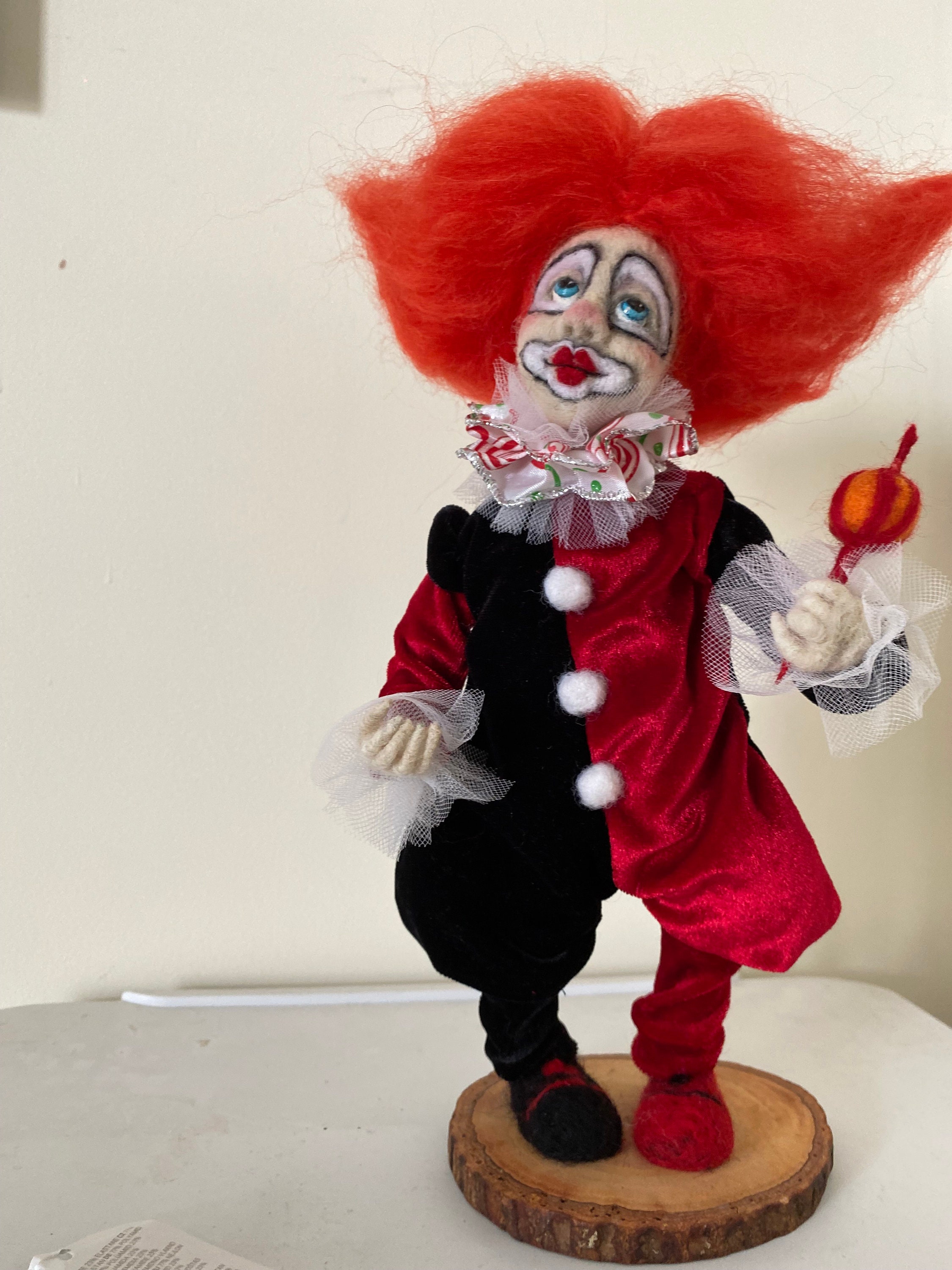 Red Clown - Etsy