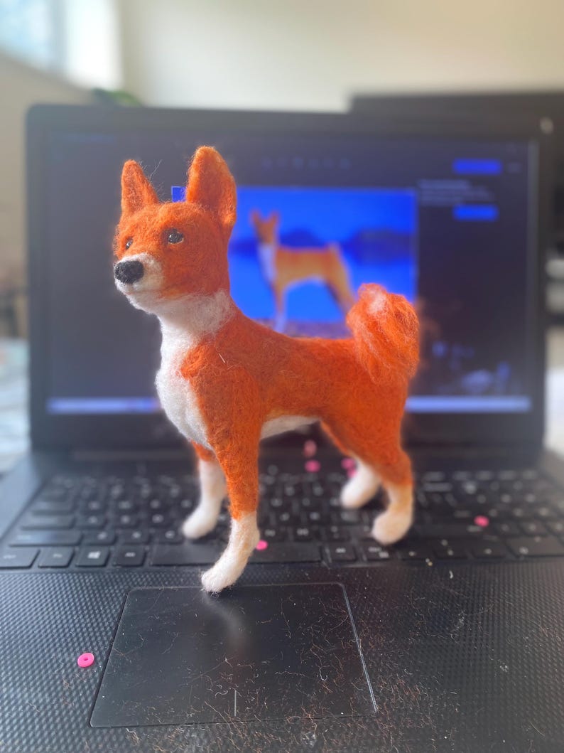 Basenji Dog Sculpture - Etsy