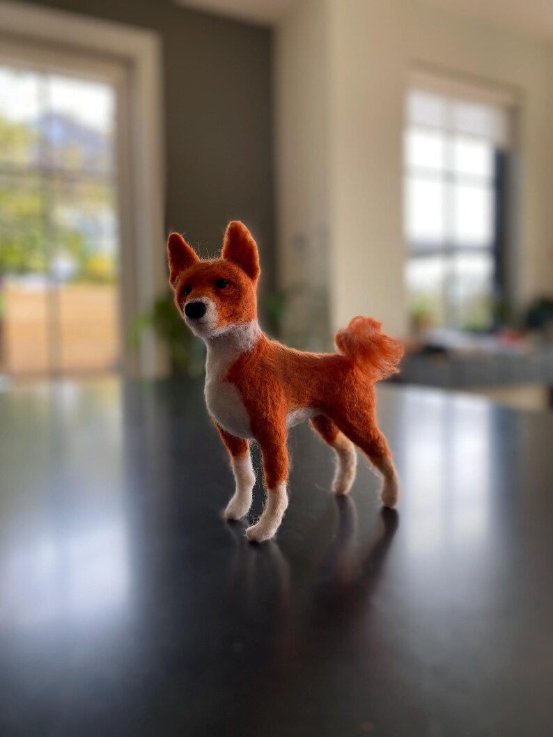Basenji Dog Sculpture - Etsy
