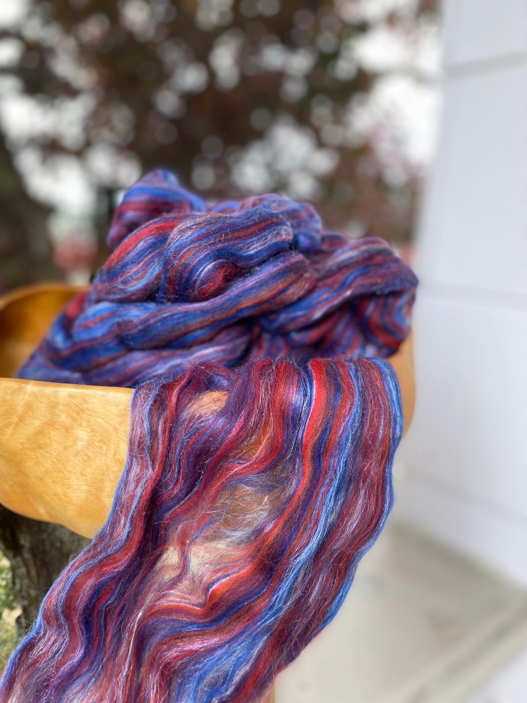 Luxurious Extra Fine DHG Merino Wool /slivers/. 100gr CA17.00 19 Micron ...