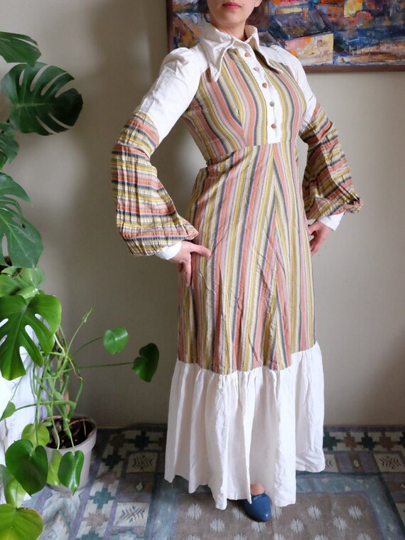 sale Rare Ann Reeves & Co Rare 70s Vintage maxi dress… - Gem