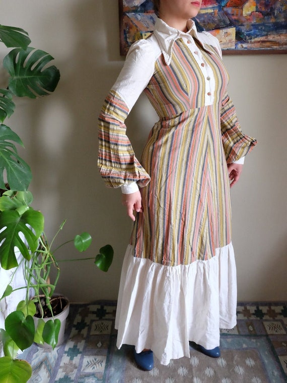 sale Rare Ann Reeves & Co Rare 70s Vintage maxi dress… - Gem