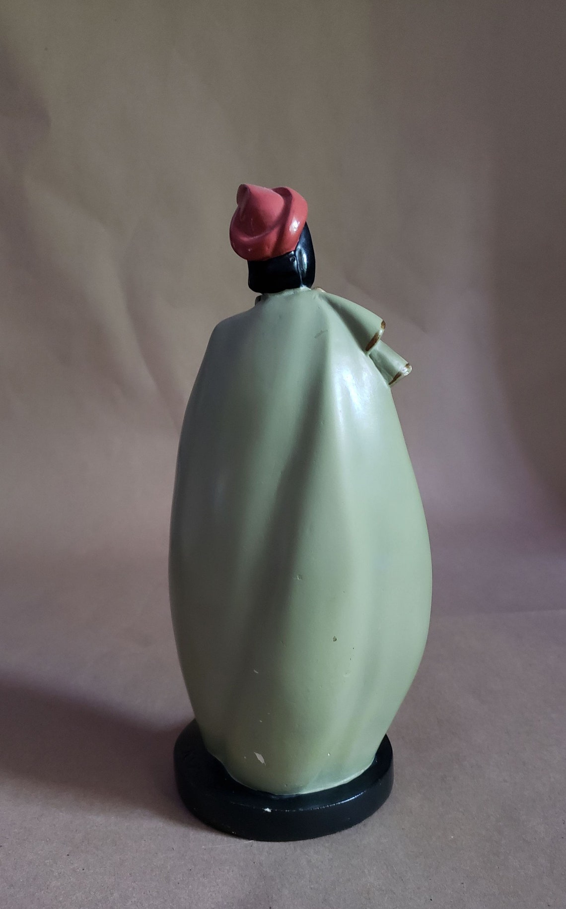 Vintage KUPUR Chalkware Statue Figurine 11 inch | Etsy