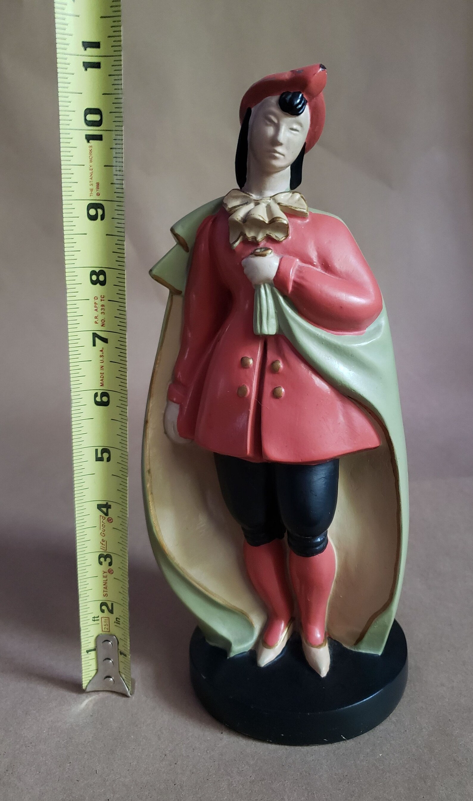 Vintage KUPUR Chalkware Statue Figurine 11 inch | Etsy