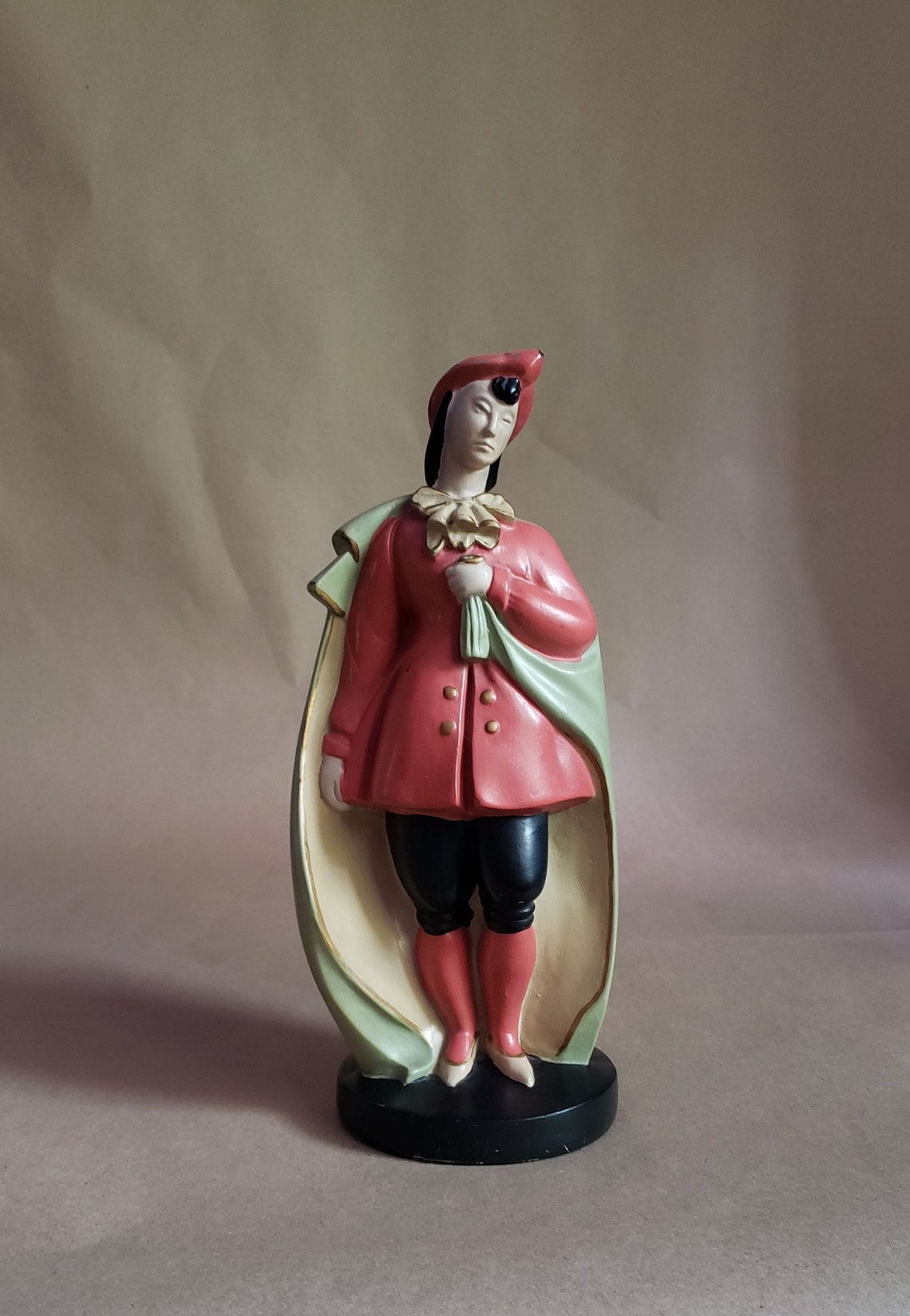 Vintage KUPUR Chalkware Statue Figurine 11 inch | Etsy