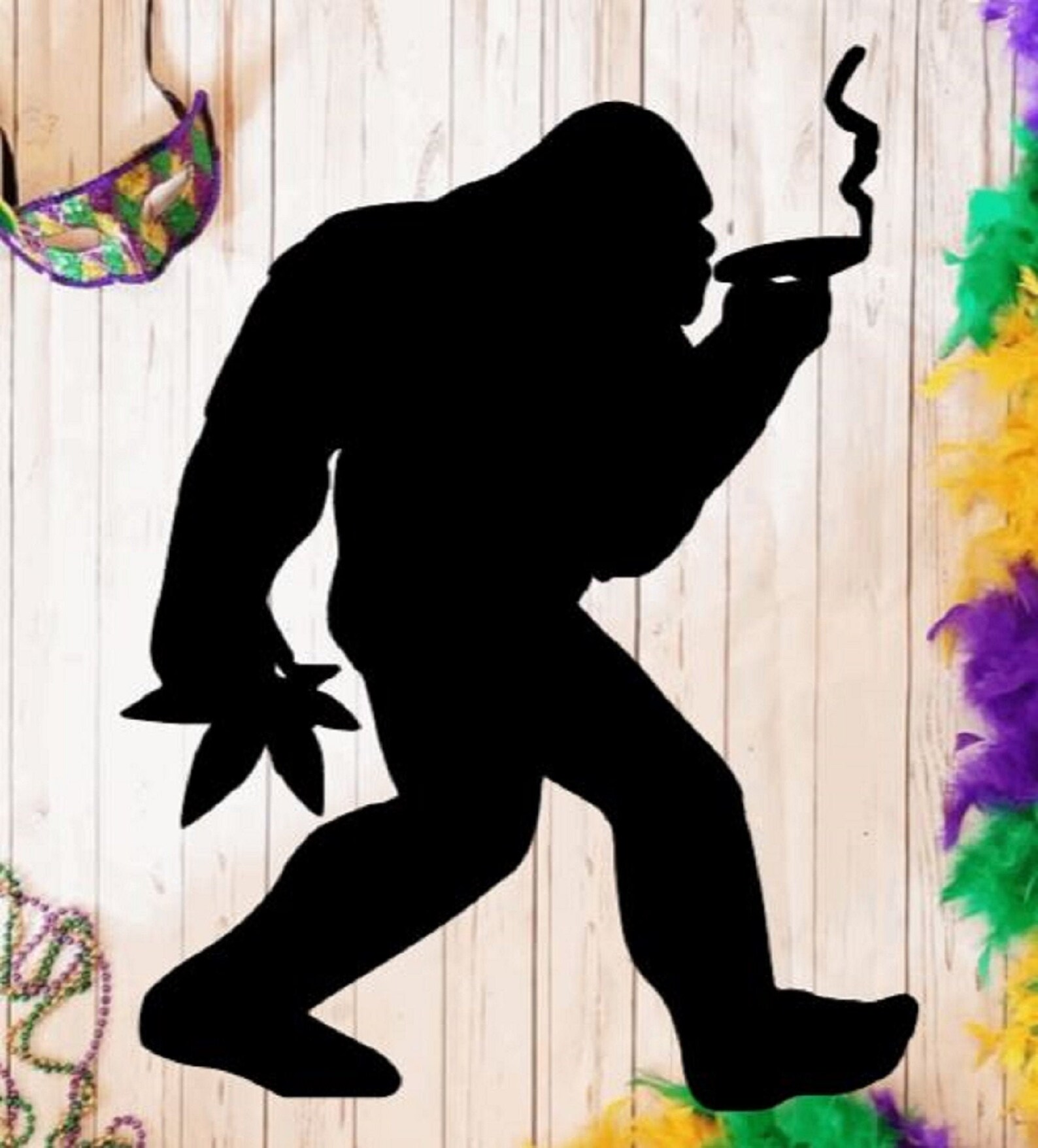 Bigfoot Sasquatch Smoking 420 Weed Marijuana Vinyl Sticker | Etsy