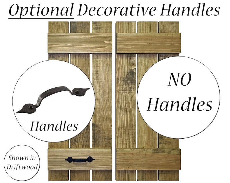 Customizable Wood Shutters for Farmhouse Decor - Board and Batten ...