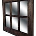 Herringbone Window 6 Pane Mirror Handmade Wood Mirror - Etsy
