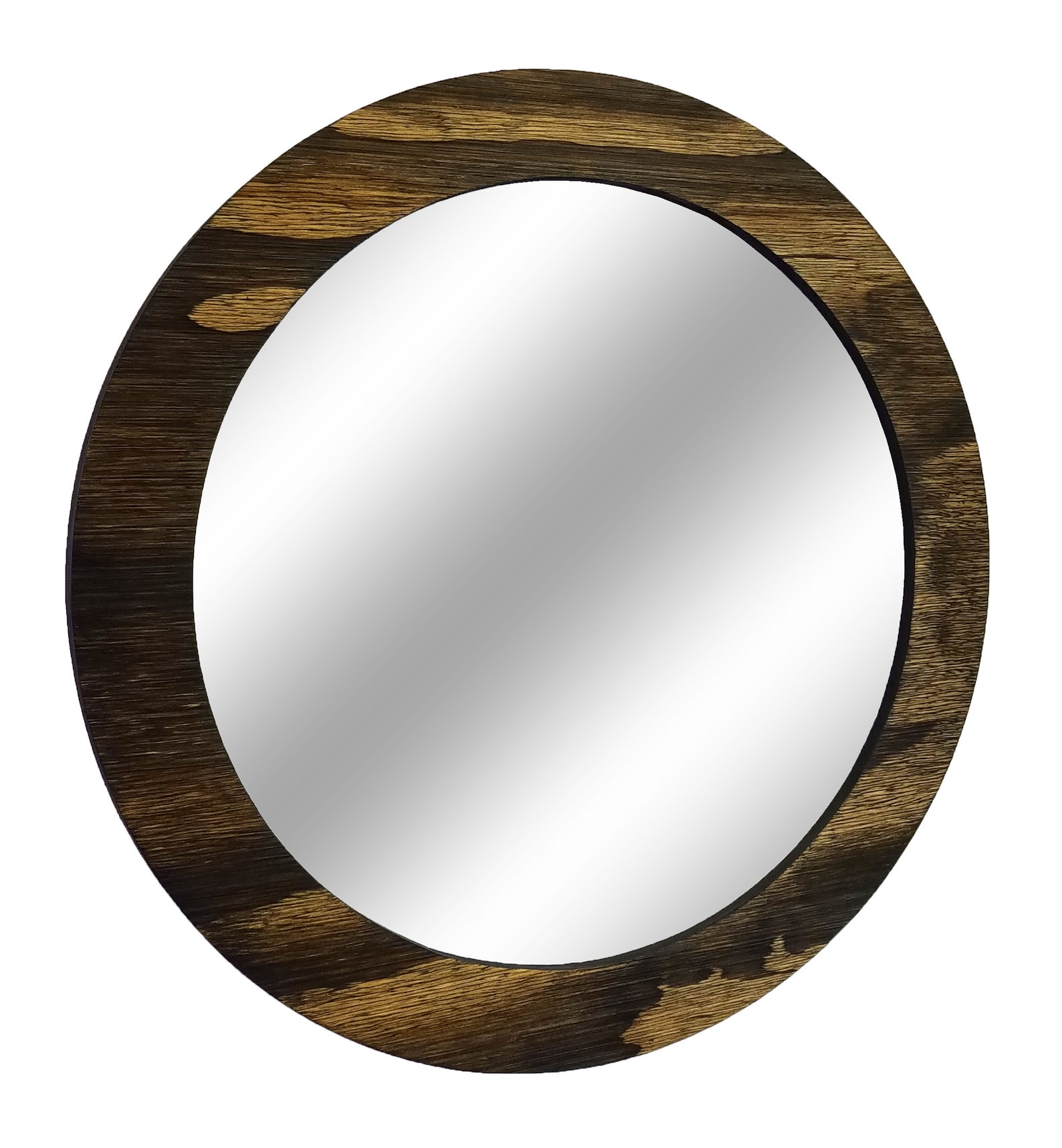 Wood Basics Round Decorative Wall Mirror Bathroom Mirror - Etsy