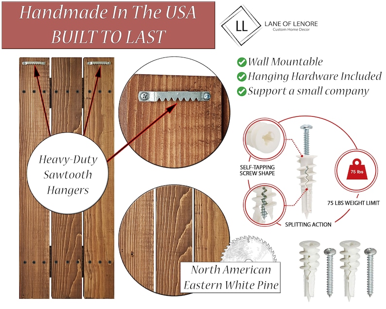 Customizable Wood Shutters for Farmhouse Wall Decor - Board and Batten ...