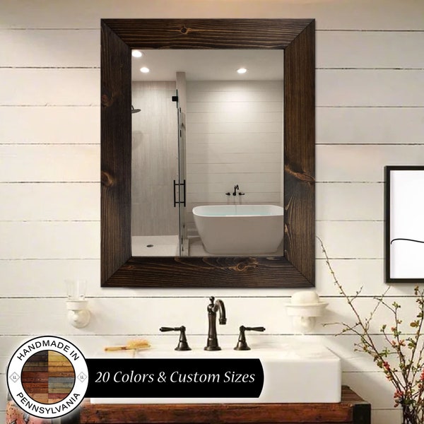 Rustic Vanity Mirror - Etsy