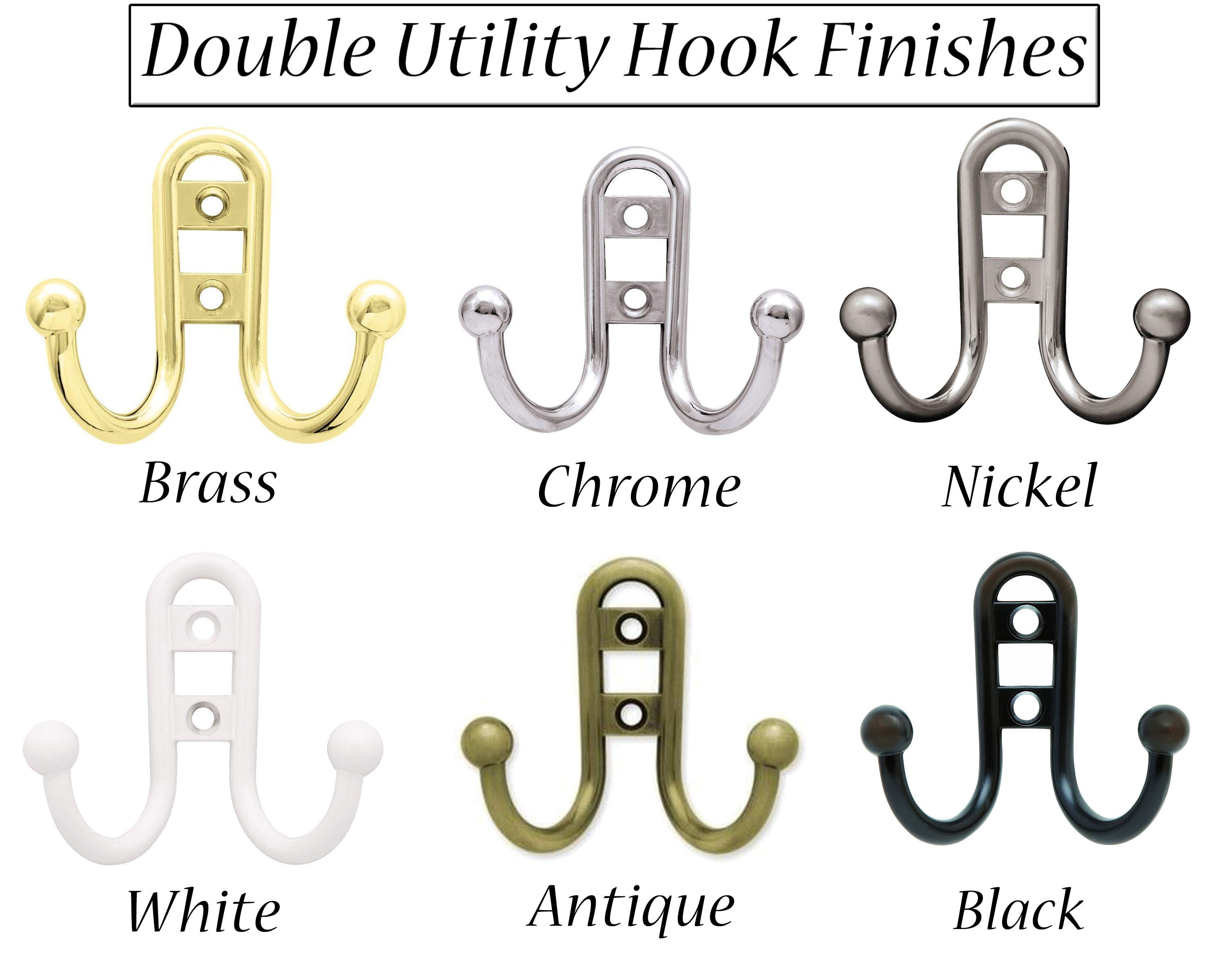Customizable Utility Wall Hook Rack for Foyer & Mudroom Organization ...
